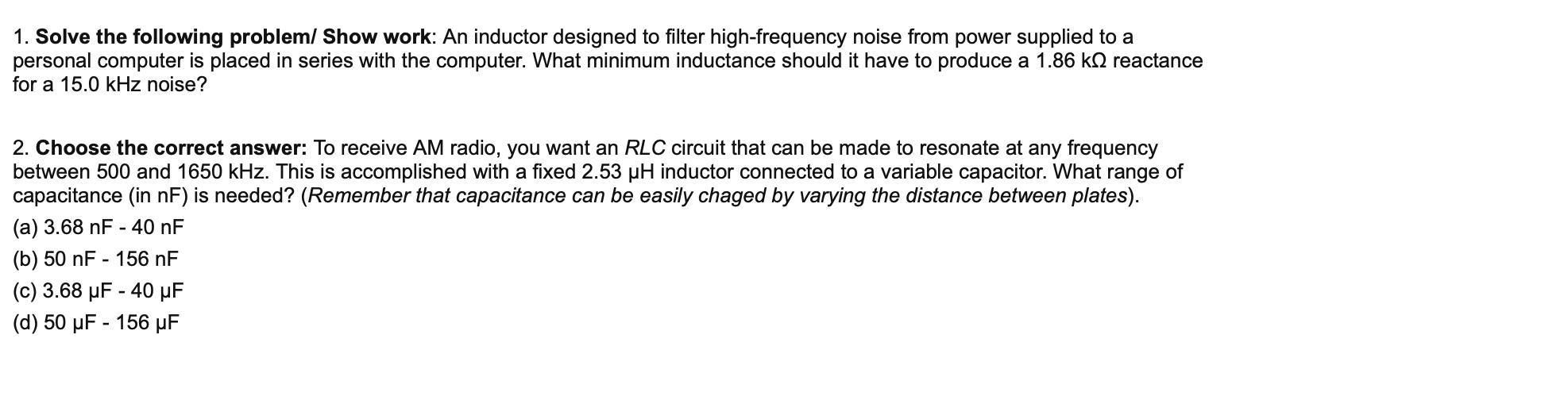 Solved 1) Draw a ray diagram to qualitatively show the | Chegg.com