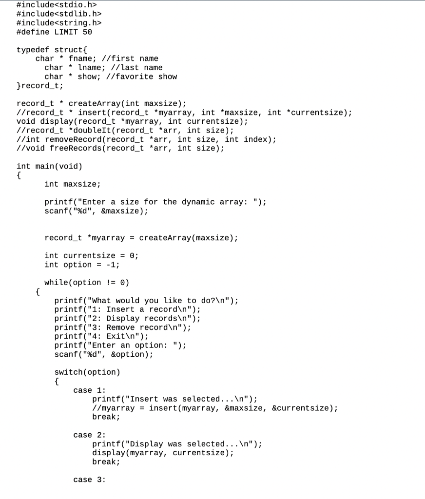 Solved Help with this program questions 1,2, and 3, please | Chegg.com