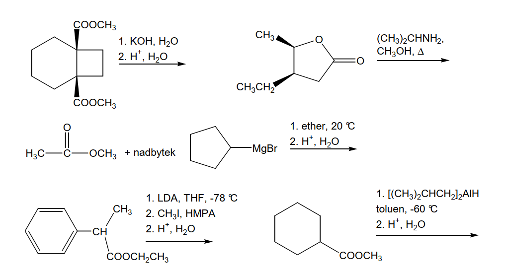 Solved COOCH3 1. KOH, H2O 2. H, H20 CH3 (CH3)2CHNH2 CH2OH, A | Chegg.com
