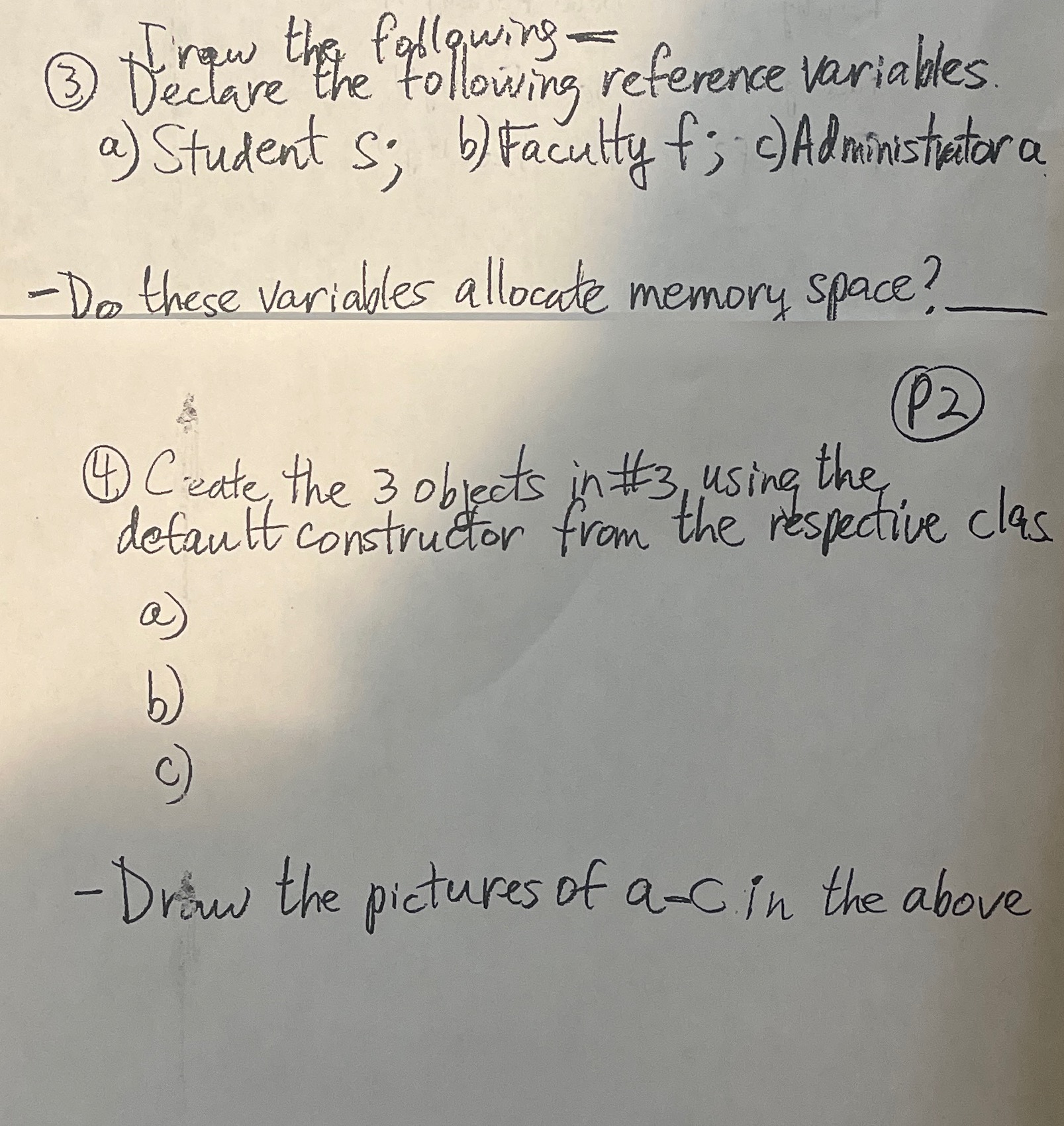 Solved (3) ﻿Tinqw the following =Declare the following | Chegg.com