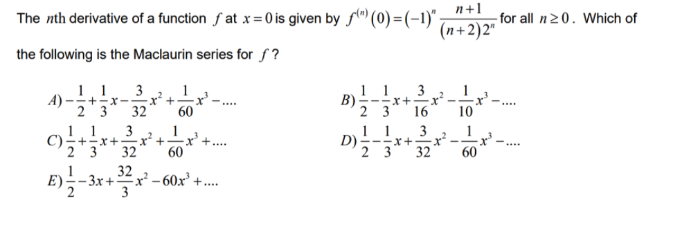 Solved The third derivative of the function f is continuous | Chegg.com
