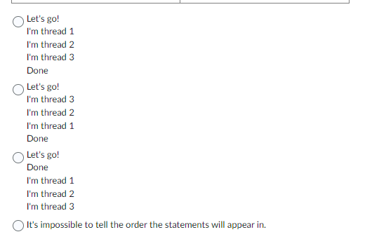 What is the output of the following code? Let's go! | Chegg.com