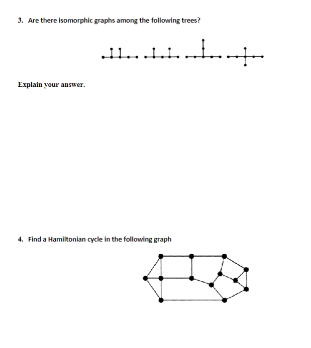 Solved Are there isomorphic graphs among the following | Chegg.com
