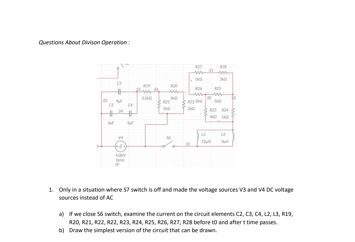 Solved Questions About Divison Operation :Only in a | Chegg.com