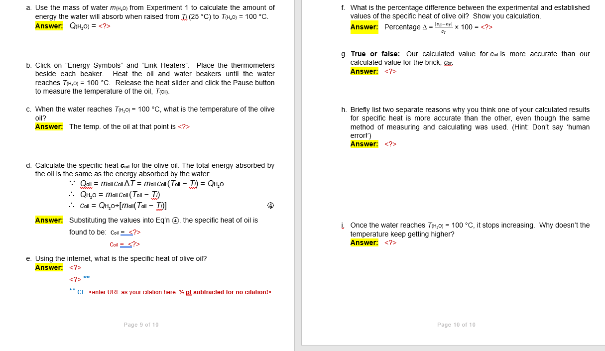 Solved Experiment 1: Procedure: When you click the INTRO, | Chegg.com