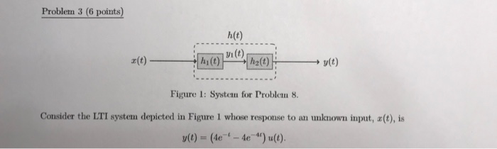Solved Problem 3 6 Points H T Vi H2 T Figure 1 Systen