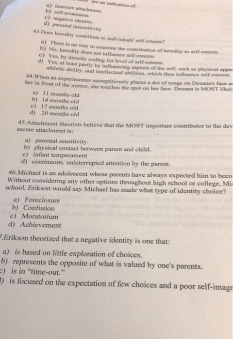 Solved 37.The concept of the personal fable refers to | Chegg.com