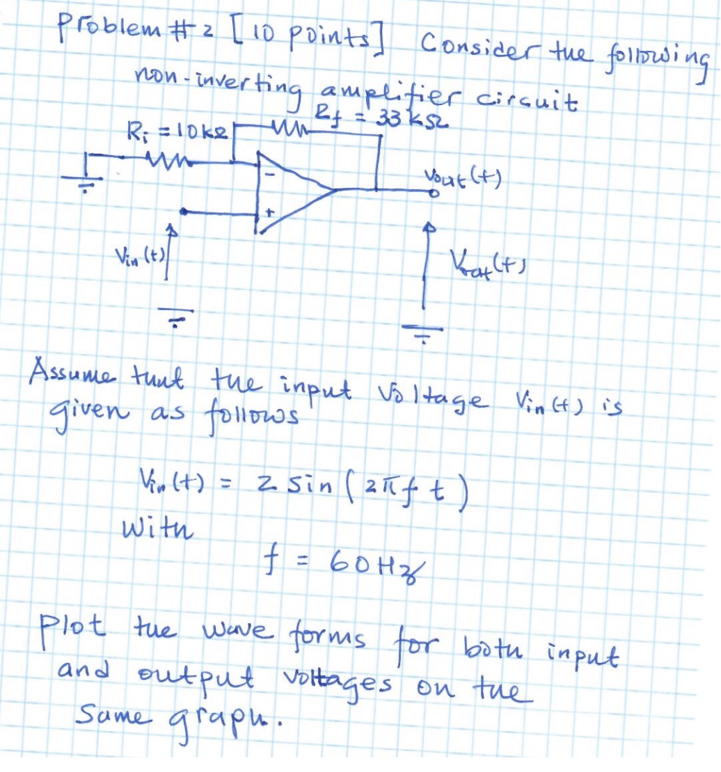 Solved Problem \# 2 [10 points] Consider the following | Chegg.com