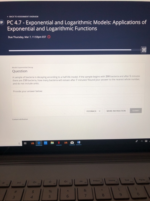 Solved BACK TO ASSIGNMENT OVERVIEW PC 4.7-Exponential and | Chegg.com