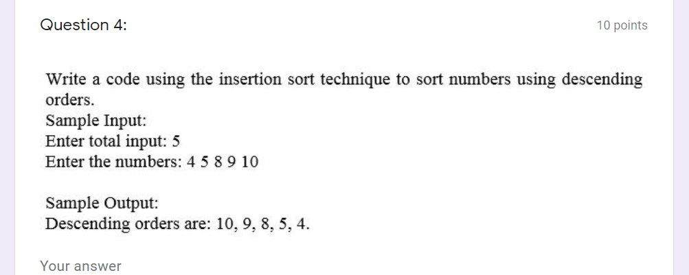 Solved Question 4: 10 points Write a code using the | Chegg.com