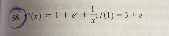 Solved Find f(x) by solving the initial value problem f'(x) | Chegg.com