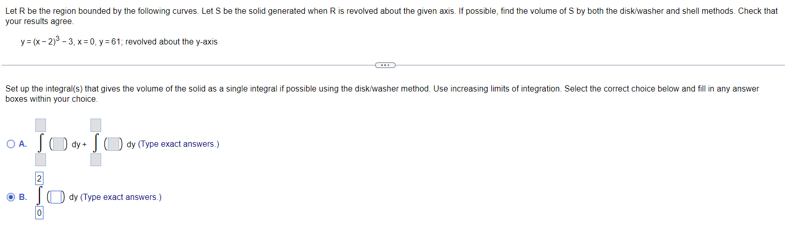 Solved Let R be the region bounded by the following curves. | Chegg.com