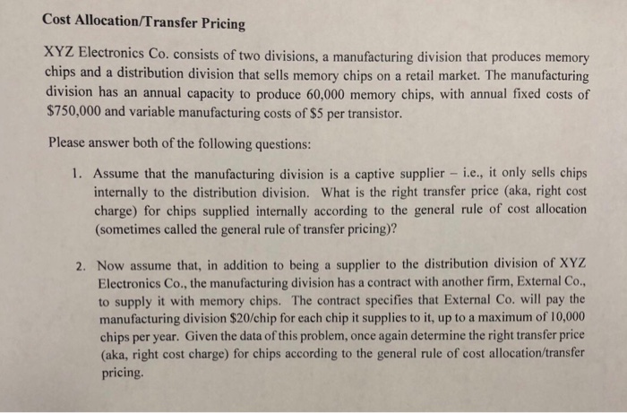 Solved There are two sets of questions below, one involving | Chegg.com