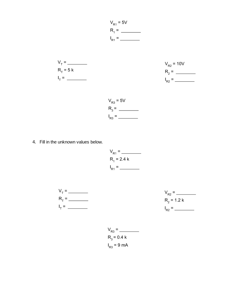Solved Series Circuit Practice In series circuits you | Chegg.com