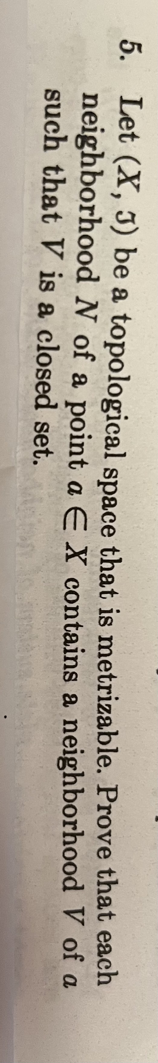 Solved Topology Let (x,ℑ) be ﻿a topological space that is | Chegg.com