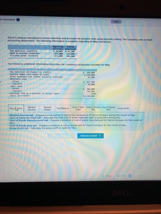 Solved A.) Record the purchase of materials (on credit) | Chegg.com