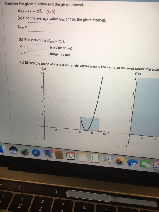 Solved Consider the given function and the given interval. | Chegg.com