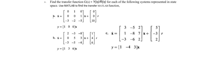 Solved 1 Find The State Space Representation Of The Network
