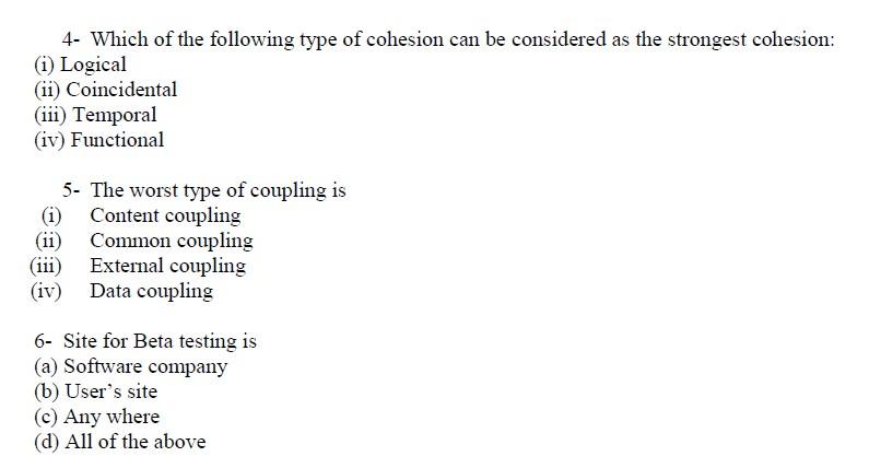 Solved Q1 A (8 marks) State whether the following statements | Chegg.com
