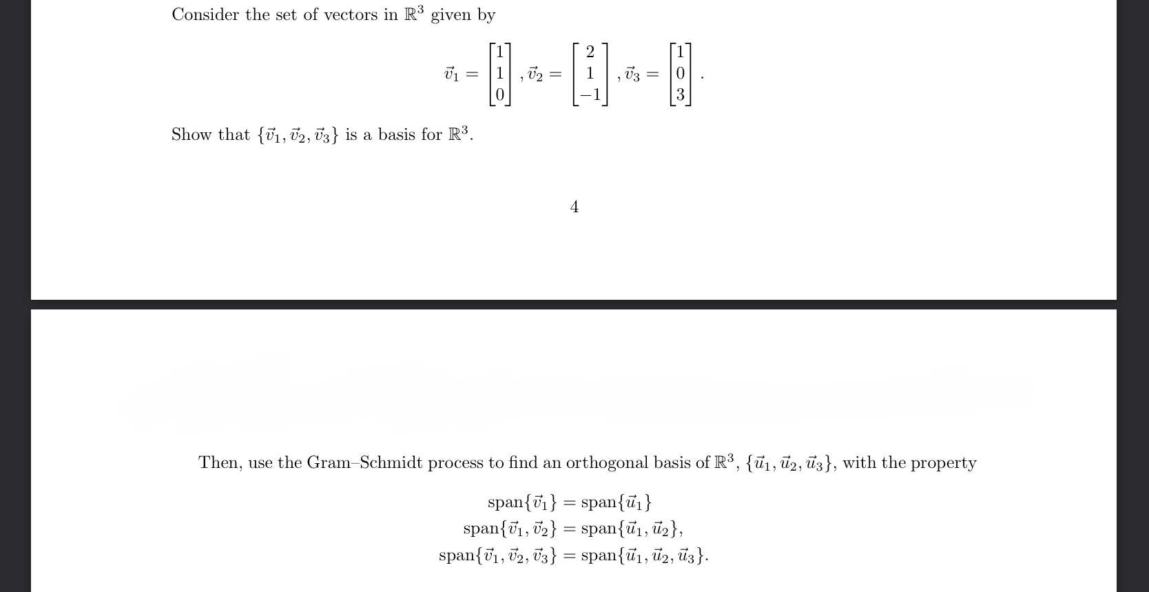 Solved Consider the set of vectors in R3 given by | Chegg.com