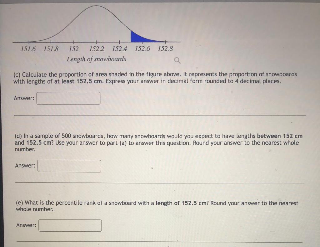 (c) Calculate the proportion of area shaded in the | Chegg.com