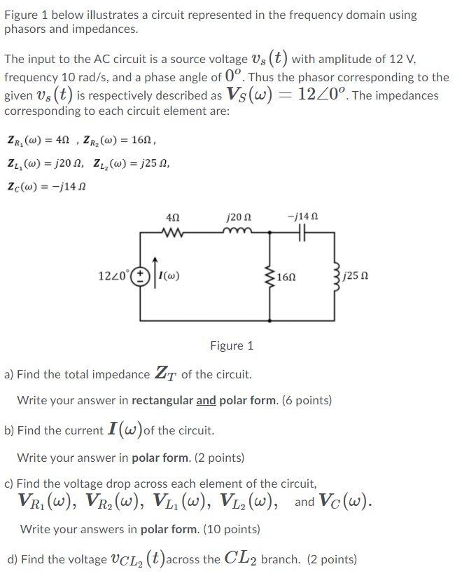 Solved Figure 1 below illustrates a circuit represented in | Chegg.com