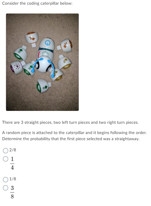 Solved Consider the coding caterpillar below: There are 3 | Chegg.com