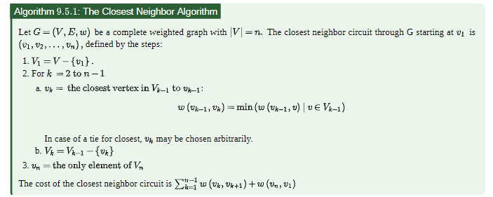 Solved Let G=(V,E,w) be a complete weighted graph with | Chegg.com