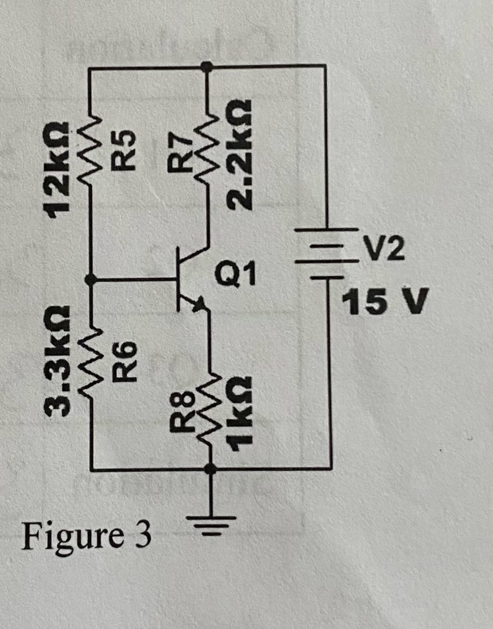 Solved Calculate VB, VE, VC, VCE, VR7, IC, VR8, IE. beta min | Chegg.com Solved Calculate VB, VE, VC, VCE, VR7, IC, VR8, IE. beta min | Chegg.com