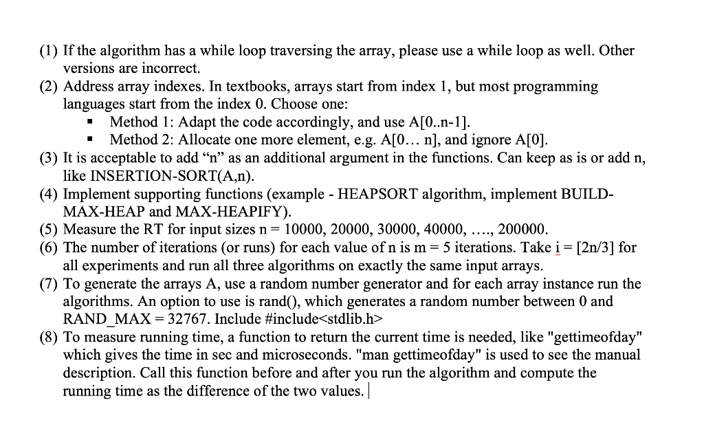 To Solve The Problem Implement Algorithms Alg1 6814