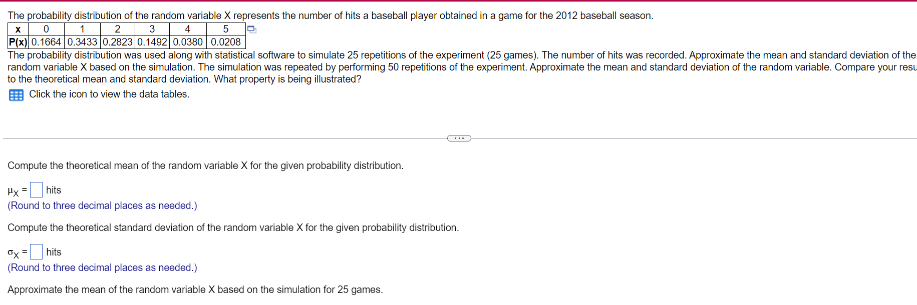 Solved The probability distribution of the random variable X | Chegg.com