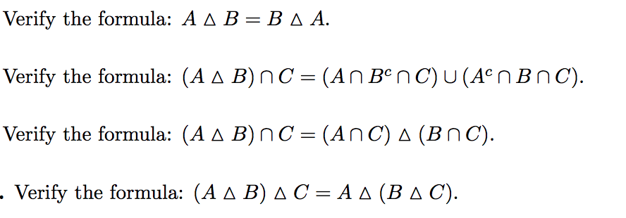 Solved Let A, B and C be subsets of the nonempty set S. The | Chegg.com