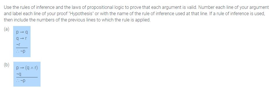 Solved Use the rules of inference and the laws of | Chegg.com