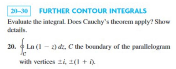 Solved Evaluate the integral. Does Cauchy's theorem apply? | Chegg.com