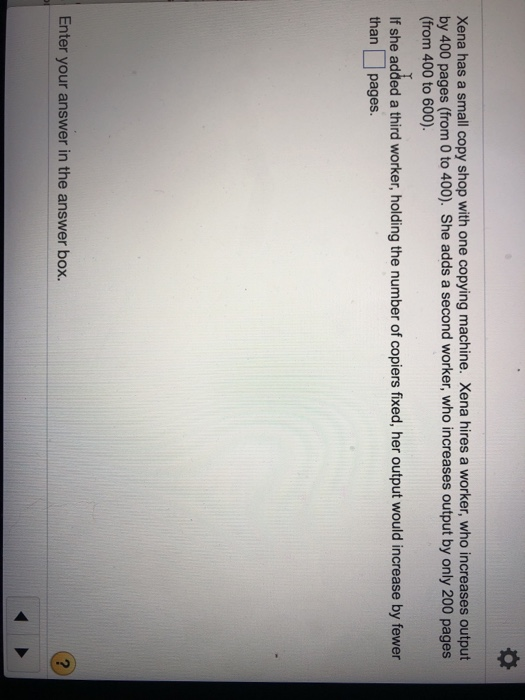 Solved Xena has a small copy shop with one copying machine. | Chegg.com