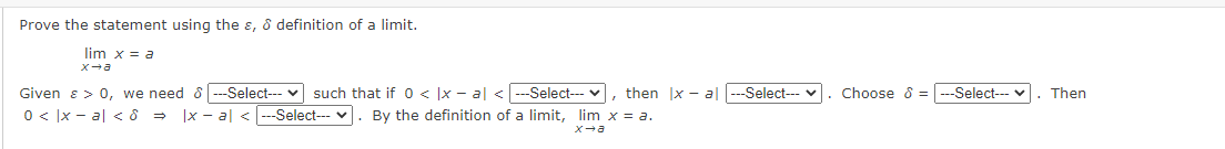 Solved Prove the statement using the ε,δ definition of a | Chegg.com