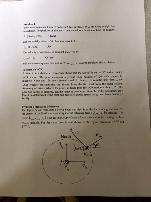 Solved Problem 1 An inertial reference frame {1} has fixed | Chegg.com