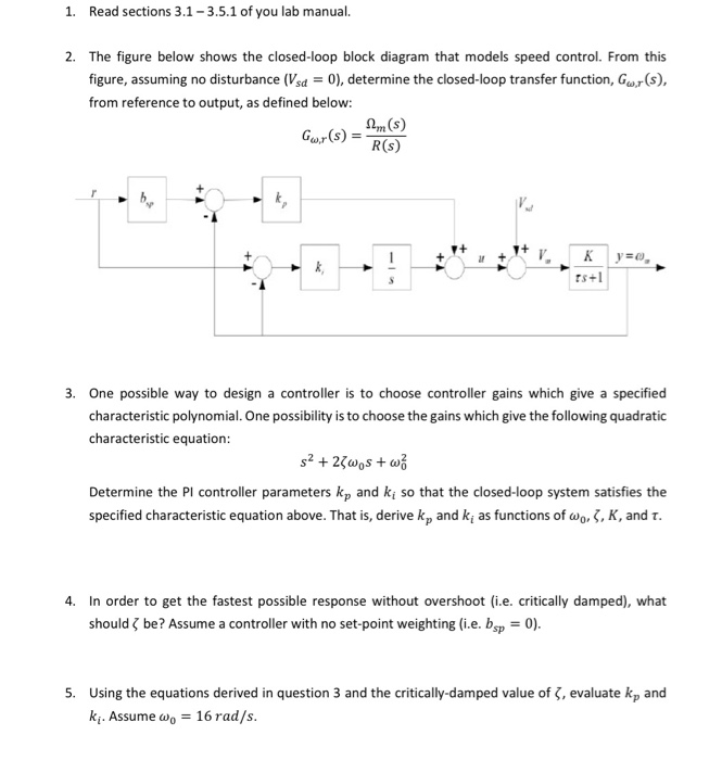 Solved 1. Read sections 3.1-3.5.1 of you lab manual. 2. The | Chegg.com
