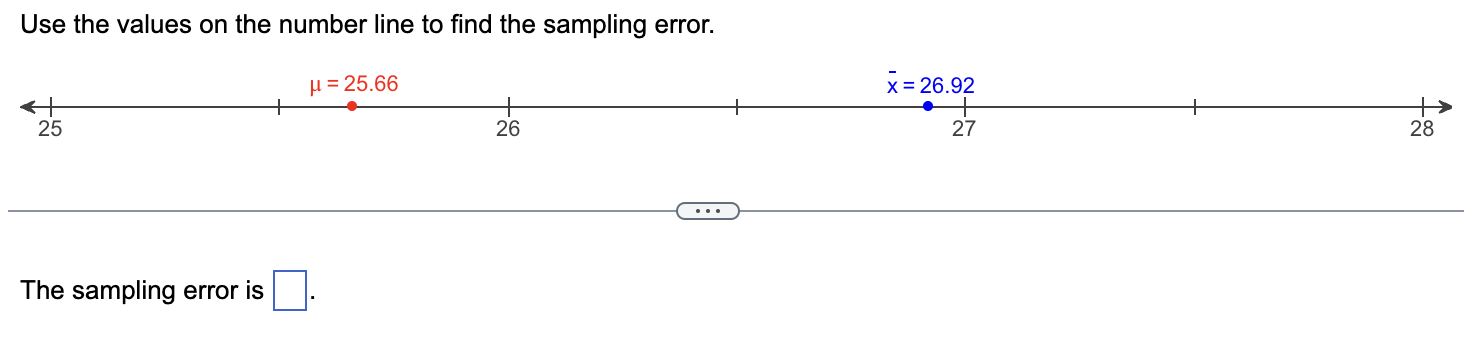 Solved Use the values on the number line to find the | Chegg.com