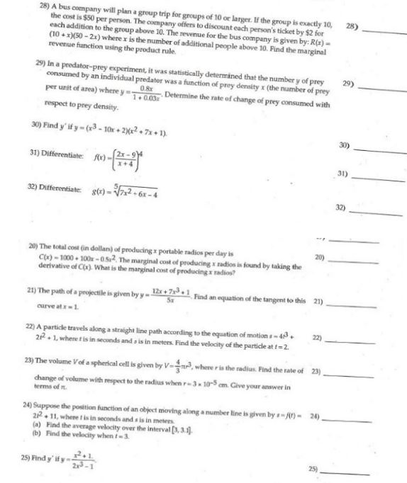 Solved 28) 28) A bus company will plan a group trip for | Chegg.com