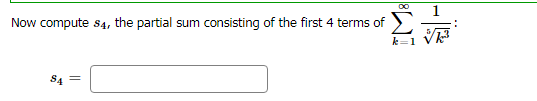 Solved 00 Now compute s4, the partial sum consisting of the | Chegg.com