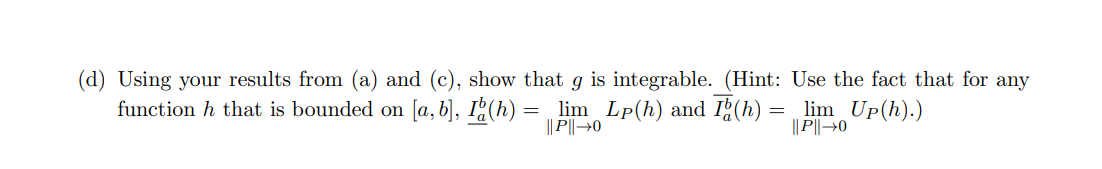 Solved 2. Let f be an integrable function on the interval | Chegg.com