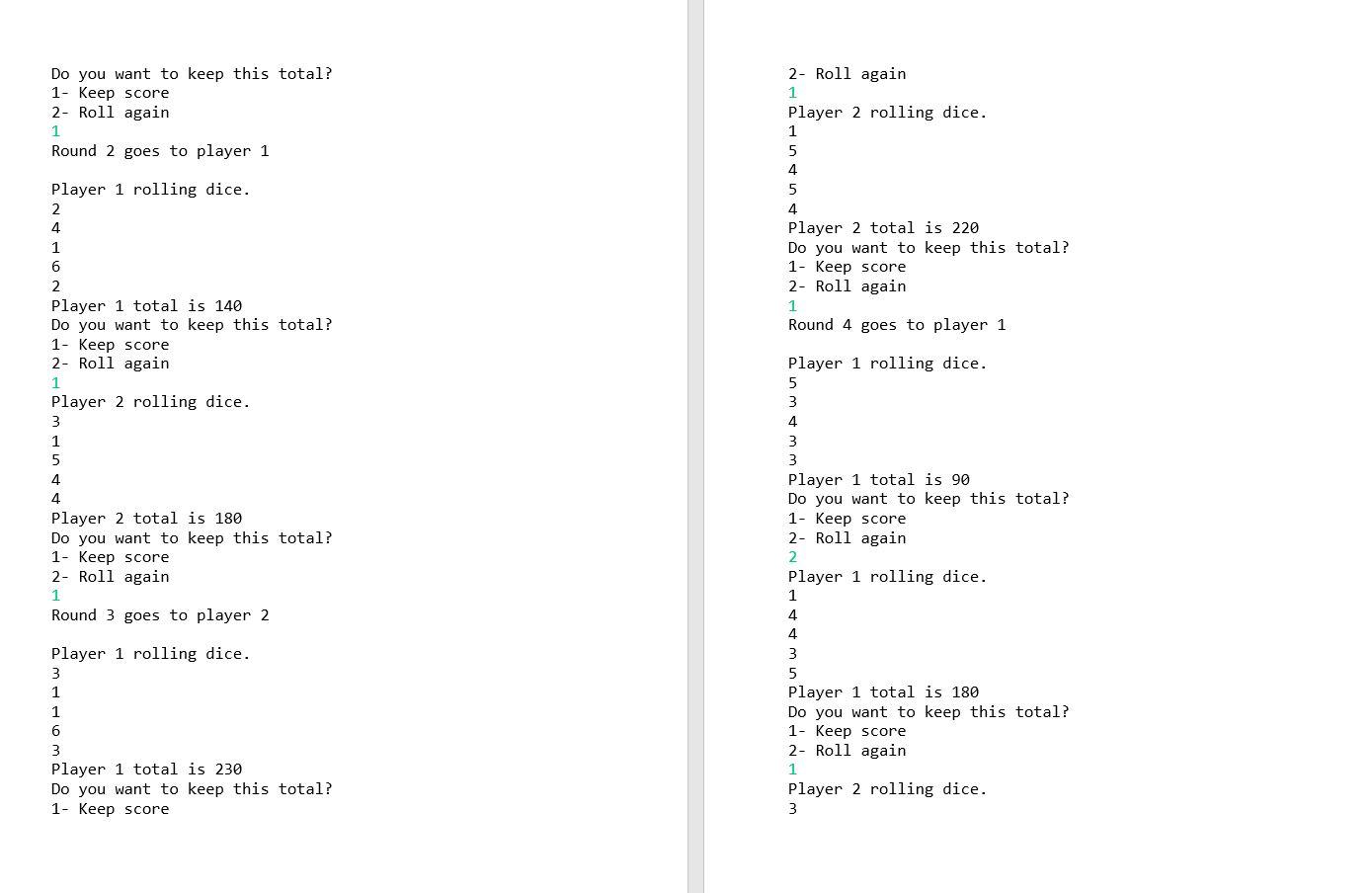 Solved For this program, you're going to play a game. The | Chegg.com