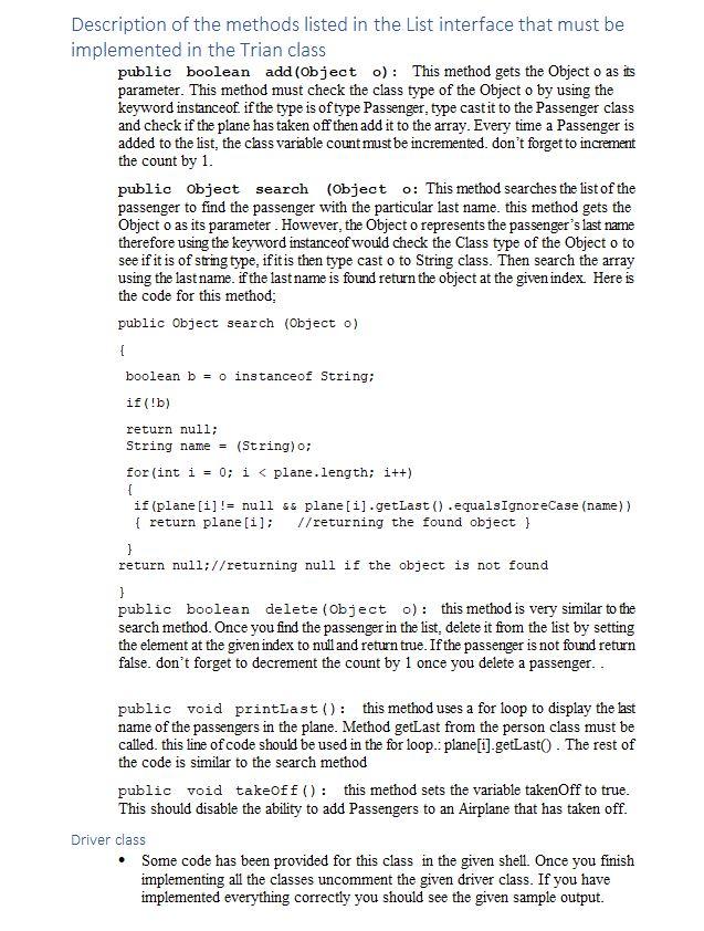 Objective Practice polymorphism, array of objects, | Chegg.com