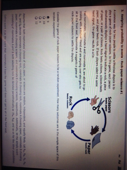 Solved 3. Assigning probability to | Chegg.com