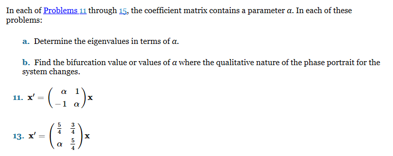Solved In each of Problems 11 through 15, the coefficient | Chegg.com