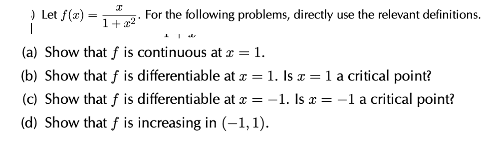 Solved This is a Maths Analysis question- 1- This is | Chegg.com