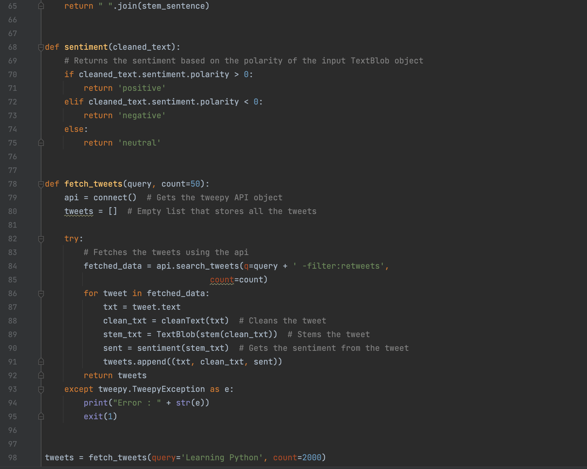 USE PYTHON, make sure to leave in your own API keys | Chegg.com