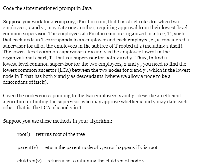 Solved Code the aforementioned prompt in Java Suppose you | Chegg.com