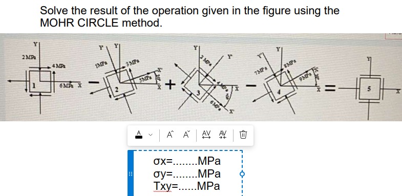 Solve the result of the operation given in the figure | Chegg.com
